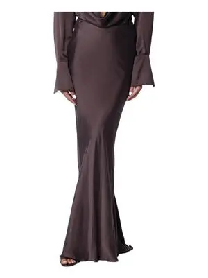 Andamane Flared Maxi Skirt - Black