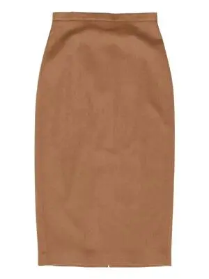 Max Mara Midi Pencil Skirt - Brown