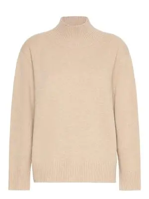 Max Mara Cashmere Turtleneck Sweater - Beige Beige