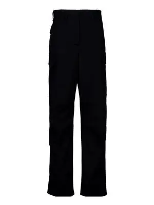 Stella McCartney Cargo Straight Trousers - Black