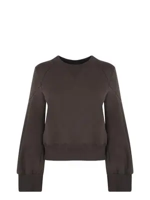 Sacai Sponge Sweat Pullover - Brown