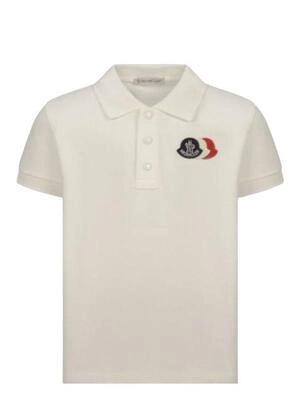 Moncler Collared Short-sleeved Polo Shirt - No