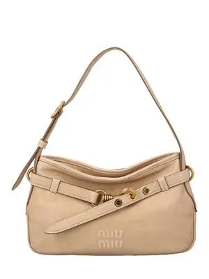 Miu Miu Letter Detail Shoulder Bag - No