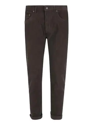 DONDUP Belt Loop Jeans - Brown