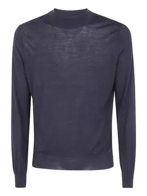 GRAN SASSO Long-sleeved Pullover - Black