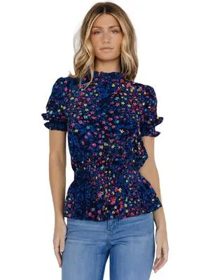 SUGAR LIPS Beth Peplum Top