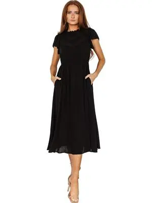POLAGRAM Prestyn Midi Dress - Black