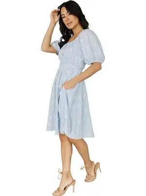 POLAGRAM Lexington Short Dress - Blue