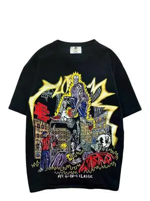 ERIC EMANUEL Warren Lotas Graphic-print T-shirt - Black