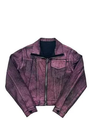 SP5DER X Levi's Metallic-wash Denim Jacket - Purple
