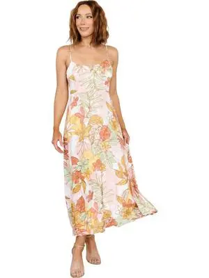 AAKAA Hilo Back Tie Maxi Dress - Multi