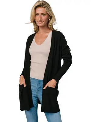 TEA N ROSE Edison Cardigan - Black