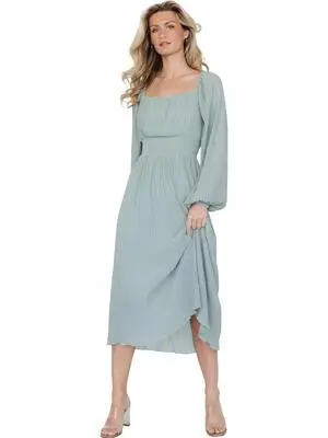 XH TEXTILES XH Textiles Dalton Pleated Midi Dress