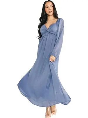 IN FEBRUARY Dione Midi Dress - Blue
