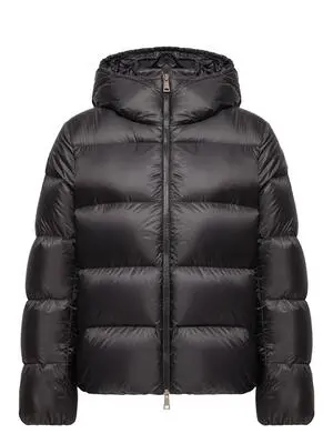 Moncler Feligule Hooded Short Down Jacket - Black
