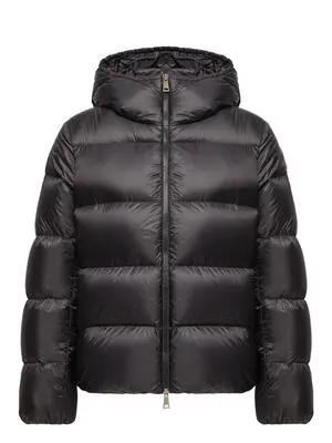 Moncler Feligule Hooded Short Down Jacket - Black