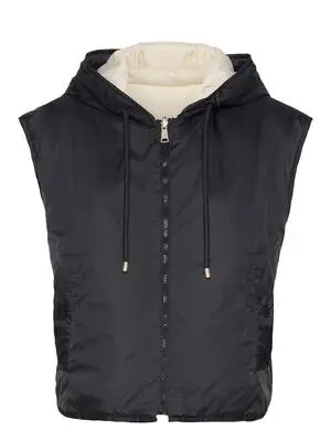 Max Mara Reversible Padded Gilet - Black