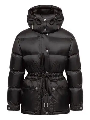 Moncler Sesie Hooded Down Jacket - Black