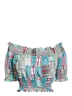 Kenzo Top Size Cotton, Silk - Blue