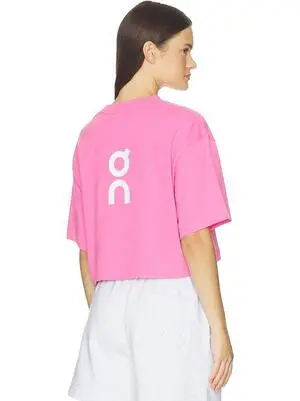 On Club Boxy T-shirt - Bubblegum