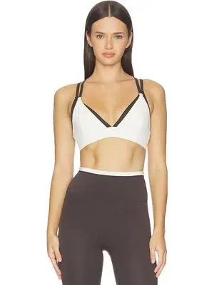 P.E Nation Activate Sports Bra In Beige - Coffee