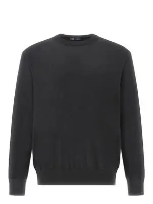 Paul & Shark Cashmere And Silk Crew Neck Jumper Black