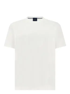 Paul & Shark Fine Piqué Cotton T-shirt - White