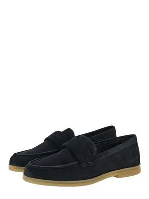 Paul & Shark Paul & Shark Riviera Suede Loafer Blue