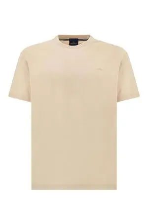 Paul & Shark Fine Piqué Cotton T-shirt - Beige