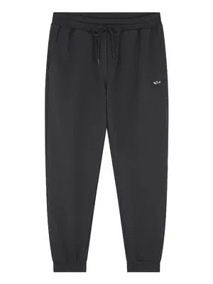 Paul & Shark Stretch Fleece Cotton Joggers - Black