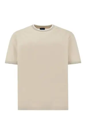 Paul & Shark Double Mercerised Cotton Jersey T-shirt - Beige