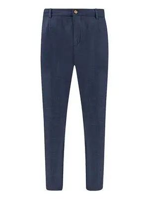 Paul & Shark Lucca Trousers In Jersely - Dama Blue