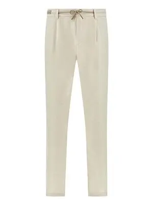 Paul & Shark Linen Chino Trousers - Beige