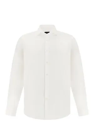Paul & Shark Cotton Poplin Shirt Soffio - White