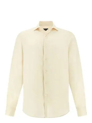 Paul & Shark Soffio Linen Shirt - Beige