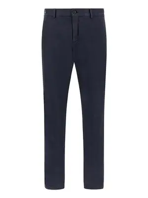 Paul & Shark Bellagio Stretch Cotton Trousers - Blue