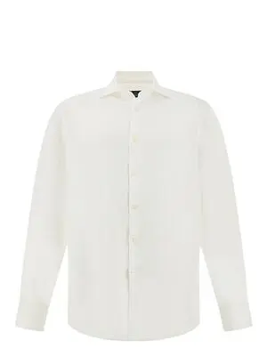 Paul & Shark Soffio Linen Shirt - White