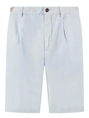 Paul & Shark Linen And Cotton Bermuda Shorts - Skyride