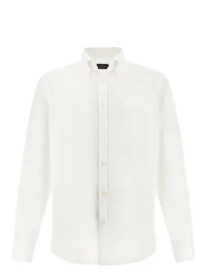 Paul & Shark Cotton Oxford Shirt Soffio White