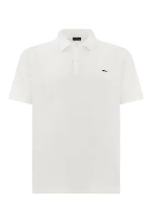 Paul & Shark Double Piqué Cotton Polo - White