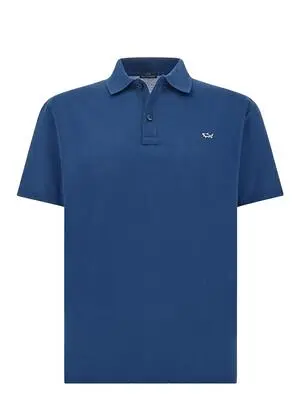Paul & Shark Double Piqué Cotton Polo - Bluette