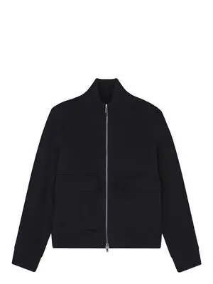 Paul & Shark Aliseo Wool And Cashmere Hybrid Blouson - Black