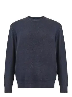 Paul & Shark Pure Virgin Wool Crew-neck Sweater - Blue
