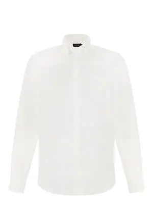 Paul & Shark Soffio Cotton Twill Shirt - White