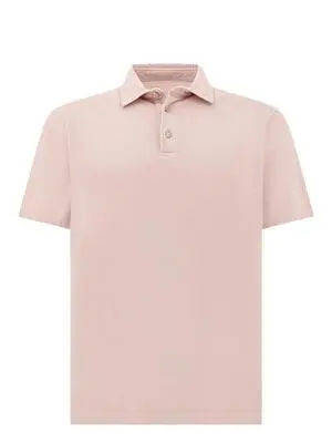 Paul & Shark Polo Shirt In Garment‑dyed Suvin Cotton Zephyr