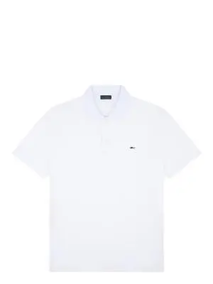 Paul & Shark Polo In Double Mercerised Cotton Jersey - White