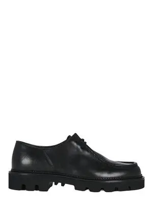 COLLEGIUM Collegium Pillar Moc-toe Derby In Black