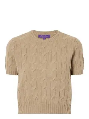 Ralph Lauren Cable-knit Cashmere Sweater - Neutrals