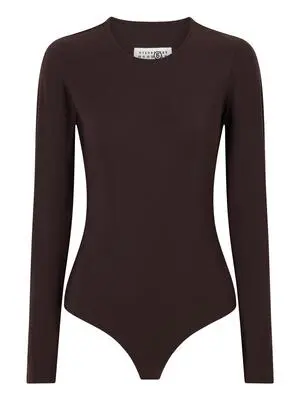 MAISON MARGIELA Stretch-jersey Bodysuit - Brown