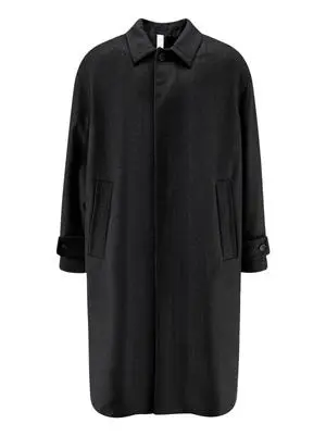 HEVO Baia Del Monaco Virgin Wool Blend Coat - Grey